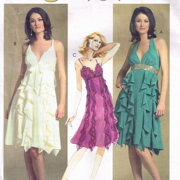 V Neck Halter Dress Pattern - Etsy