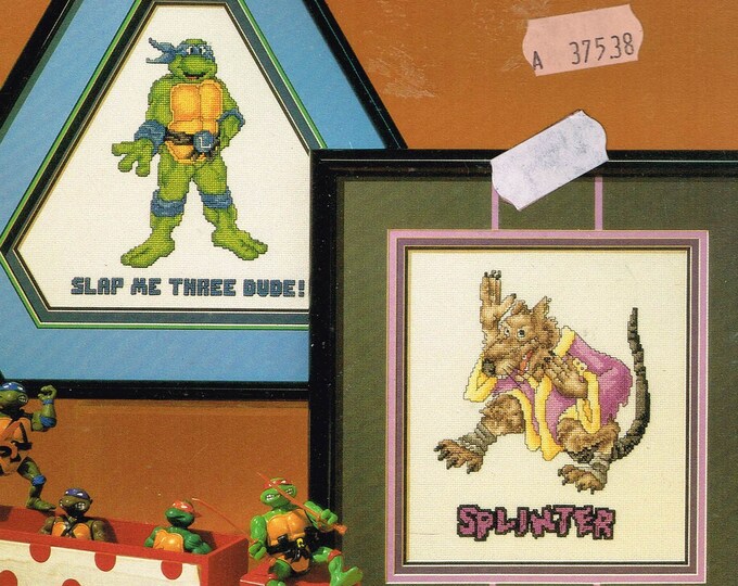 Splinter Rat Vintage Teenage Mutant Ninja Turtles Cross Stitch - Etsy
