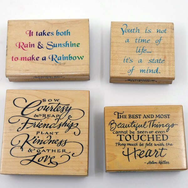Message Rubber Stamp - Etsy