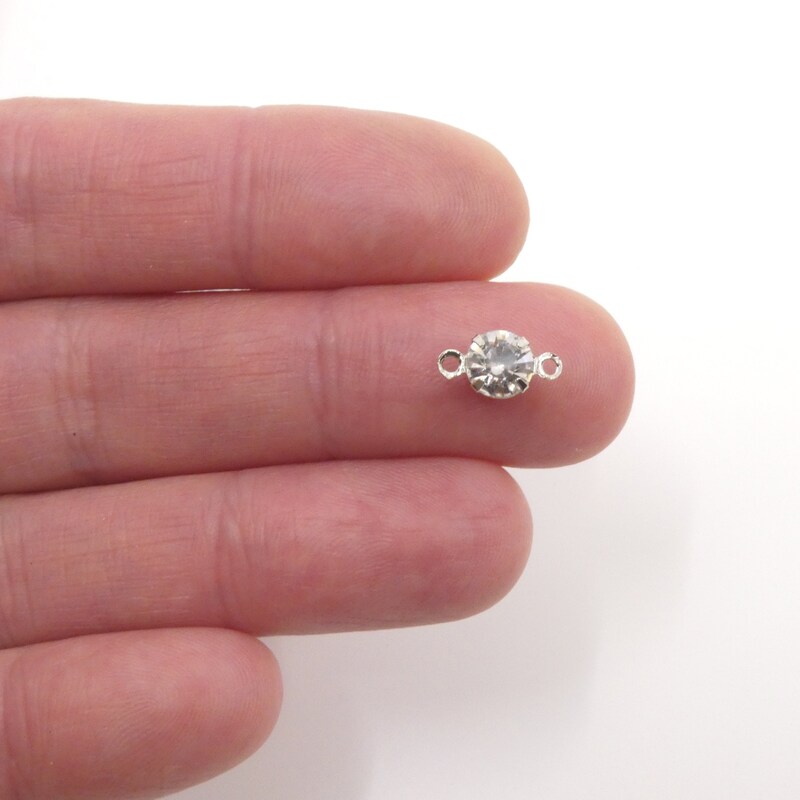 Rhinestone Connector - Etsy