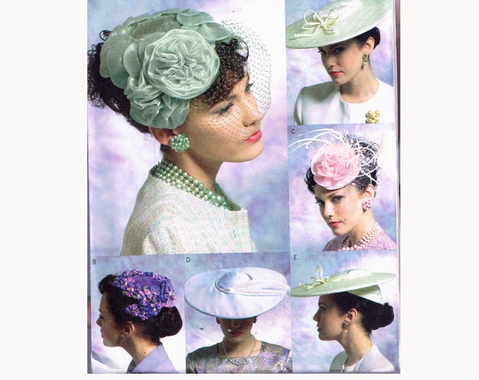 Misses' Fashion Millinery & Formal Hat Sewing Patterns - Vogue V8052 - Etsy