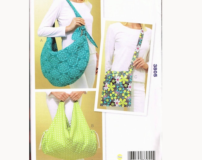 Wood Handle Bag or Hobo Tie Handle Bag Sewing Pattern Craft Sewing Pattern Simplicity 5151 - Etsy