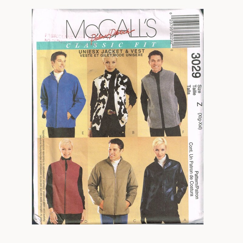 Plus Size Jacket Pattern - Etsy