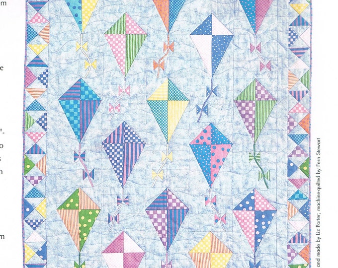 QUILT PATTERN - Flying Kites Wall Hanging Quilt Pattern - Modern Quilt ...