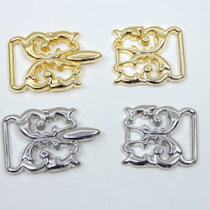 3/4" Filigree 2 Piece Interlocking Buckle for Elastic Webbing - Etsy