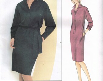 Long Straight Dress Pattern - Etsy