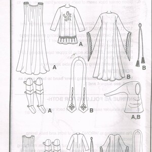 Size LG-XL Men's Plus Size Medieval Wizard or King Costume Sewing ...
