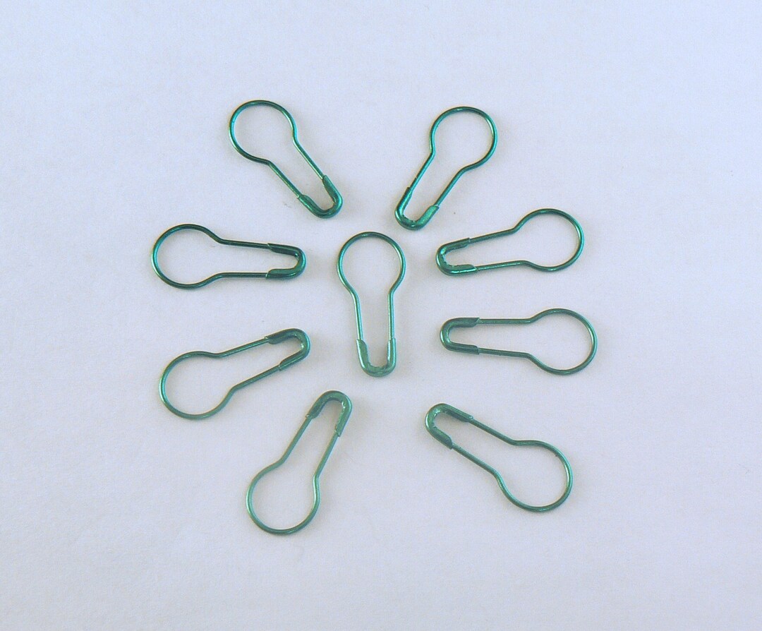 25 PCS Metallic Green Bulb Shaped Safety Pin Stitch Markers - Etsy