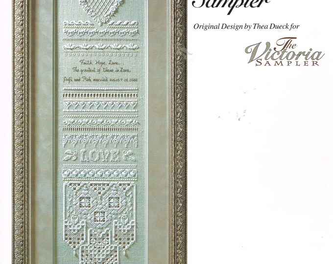 CCS VICTORIA SAMPLER 27 Heirloom Wedding Sampler Cross - Etsy