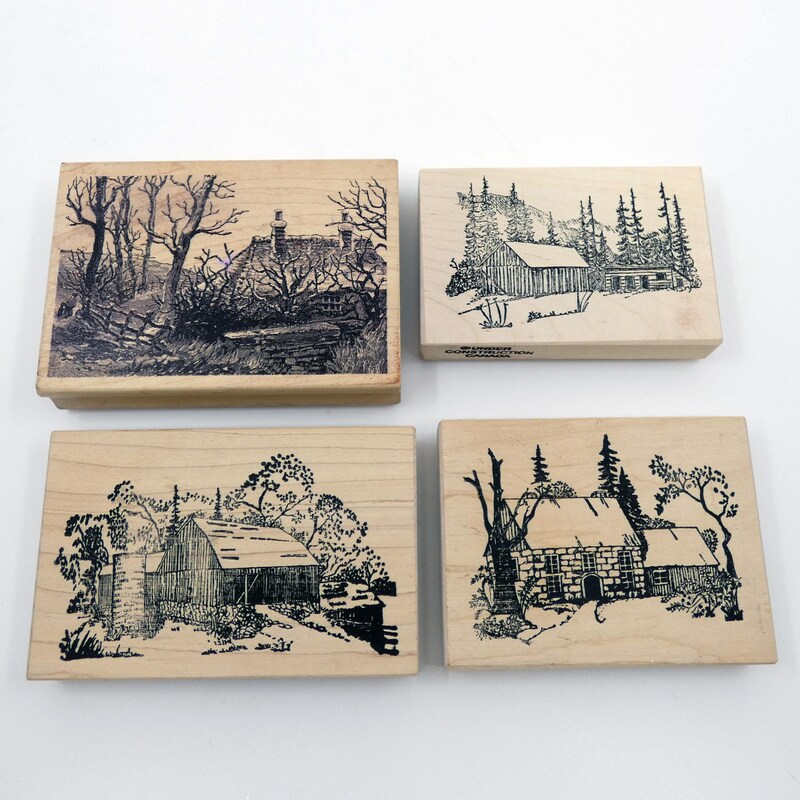 House Rubber Stamp - Etsy
