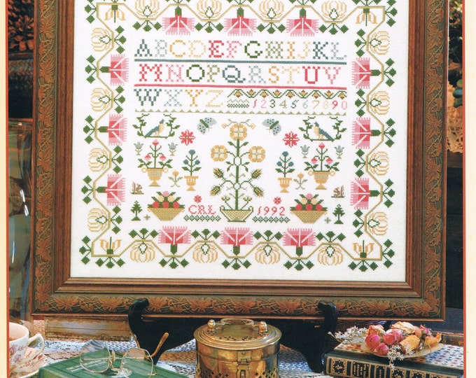 CCS- Dutch Designs Sampler Cross Stitch Pattern - Alphabet Sampler ...
