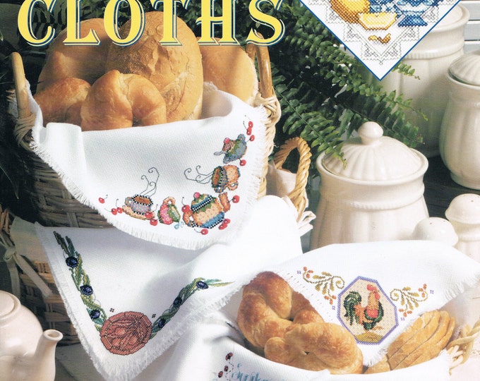Bake A Batch Bread Cloth Cross Stitch Patterns Leisure Arts 3475 - Etsy