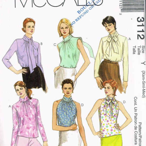 Bow Blouse Pattern - Etsy