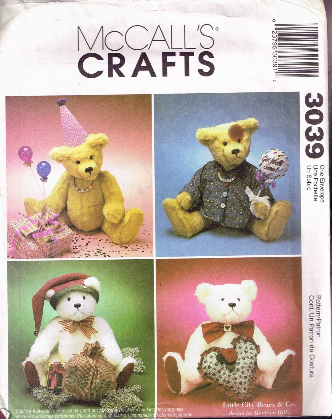 18 Tall Teddy Bear With Movable Arms & Legs Craft Sewing - Etsy