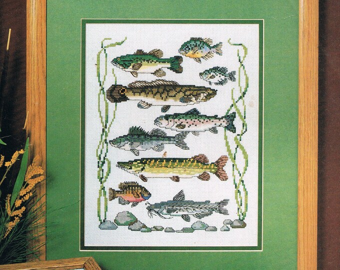 Freshwater Sport Fish Sampler Counted Cross Stitch Pattern - Etsy