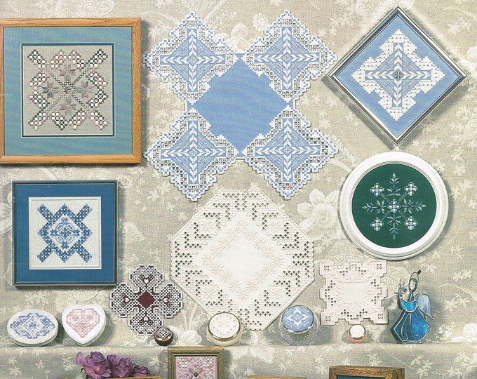 Hardanger Doily Cross Stitch Patterns Danish Embroidery Elegant Accents ...