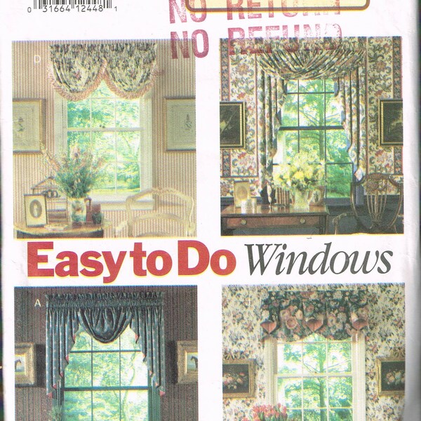 Butterick Curtain Patterns - Etsy