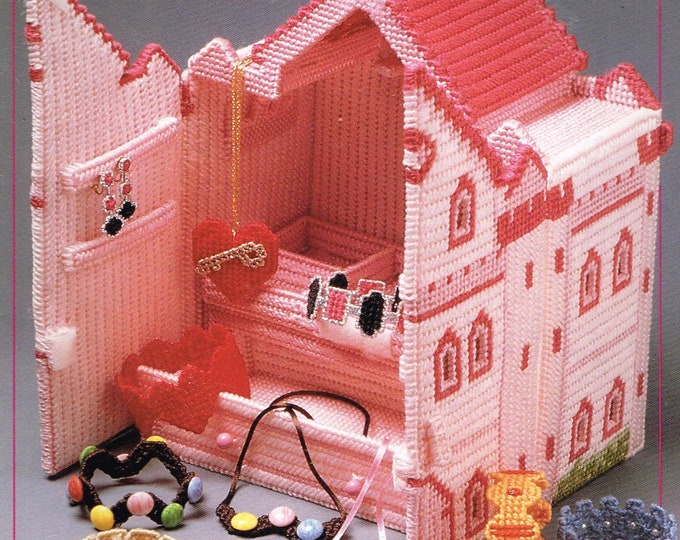 Castle Jewelry Box Plastic Canvas Pattern Needlepoint Jewelry Box Annie ...