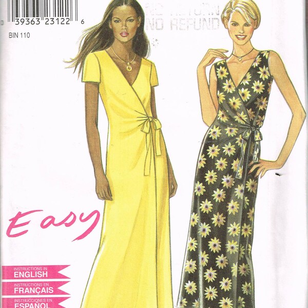 Wrap Dress Pattern - Etsy