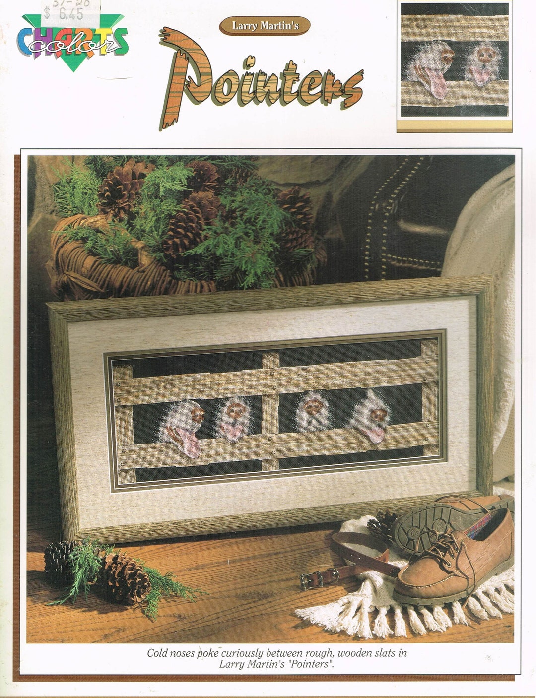 Pointer Puppies Cross Stitch Pattern Larry Martin Color Charts 10901 - Etsy