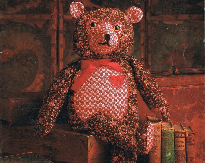 Large or Small Teddy Bear Sewing Pattern - the Teddy Bear Book ...