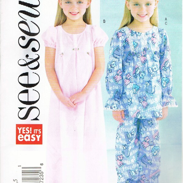 Girls Nightgown - Etsy