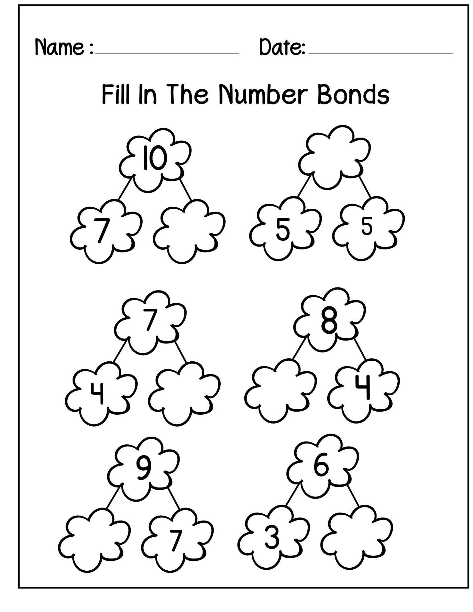 Kindergarten Reading & Math Worksheets Bundle | 50 Pages Printable ...