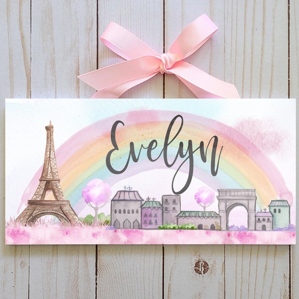 Paris Name Sign - Etsy