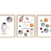 Digital Download Space Print Set/ Astronaut Rocket and - Etsy