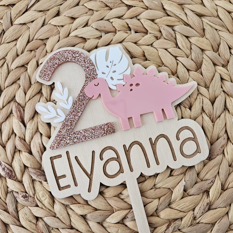 Dino Cake Topper - Etsy