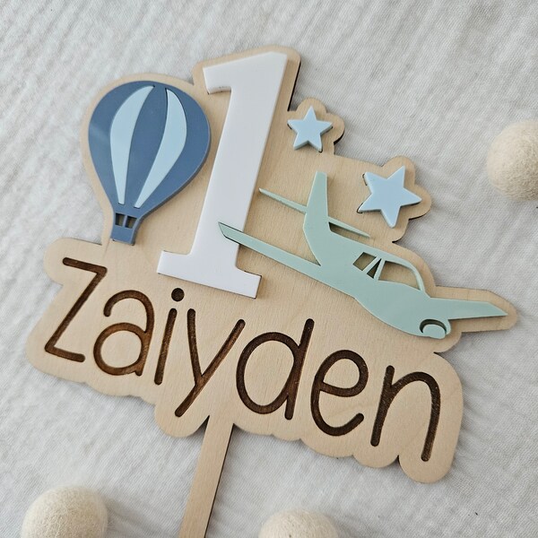 Airplane Cake Topper - Etsy