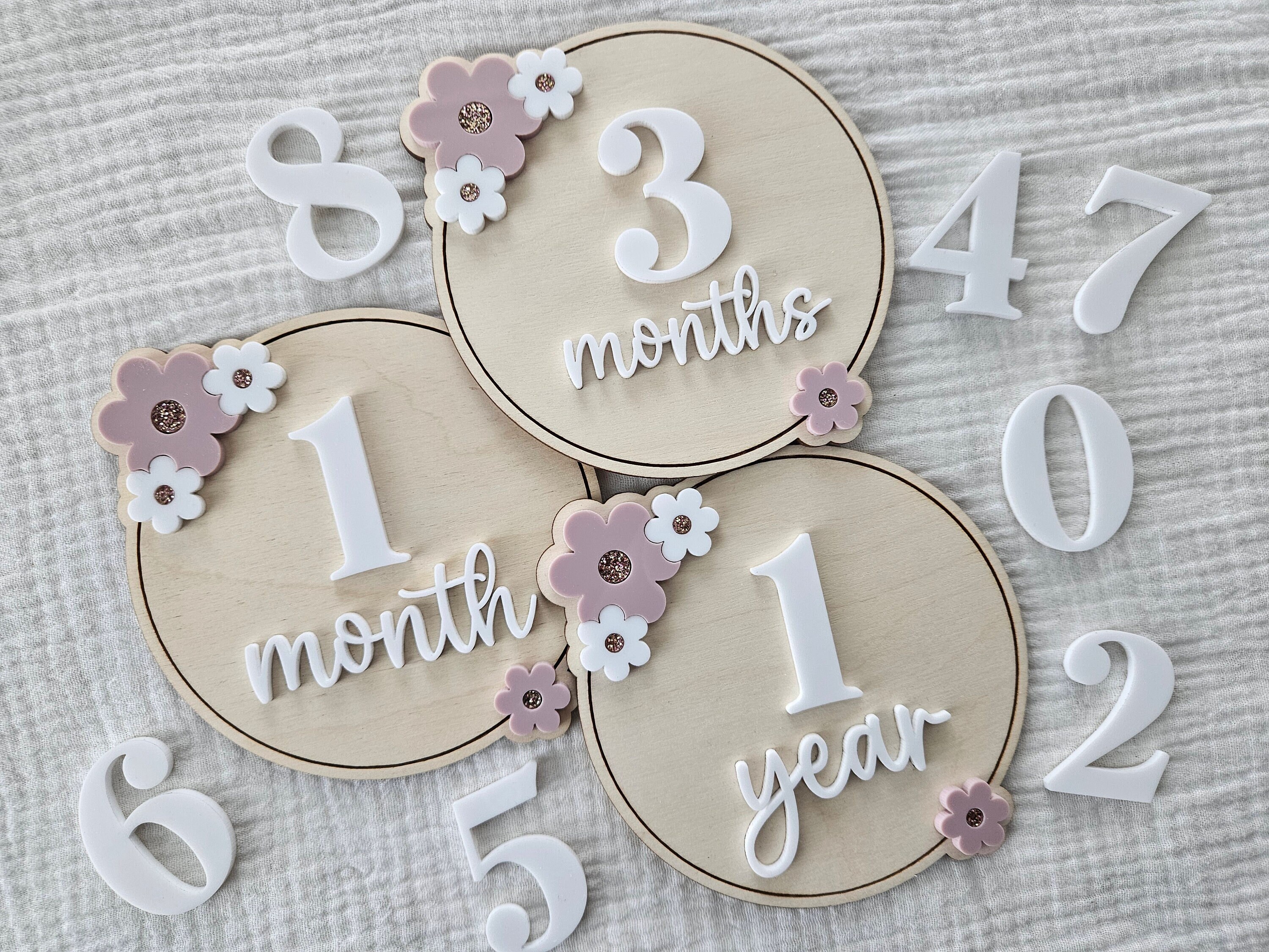 Monthly Milestone Discs | Baby Monthly Discs for Photos ...