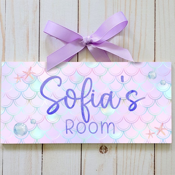 Mermaid Door Sign - Etsy