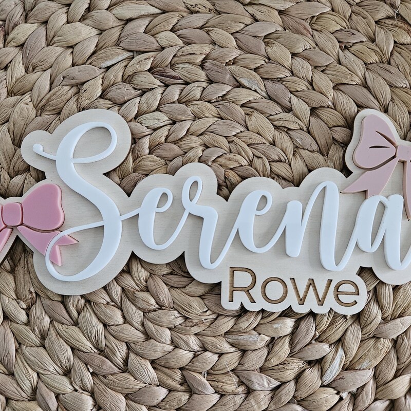 Baby Name Sign - Etsy