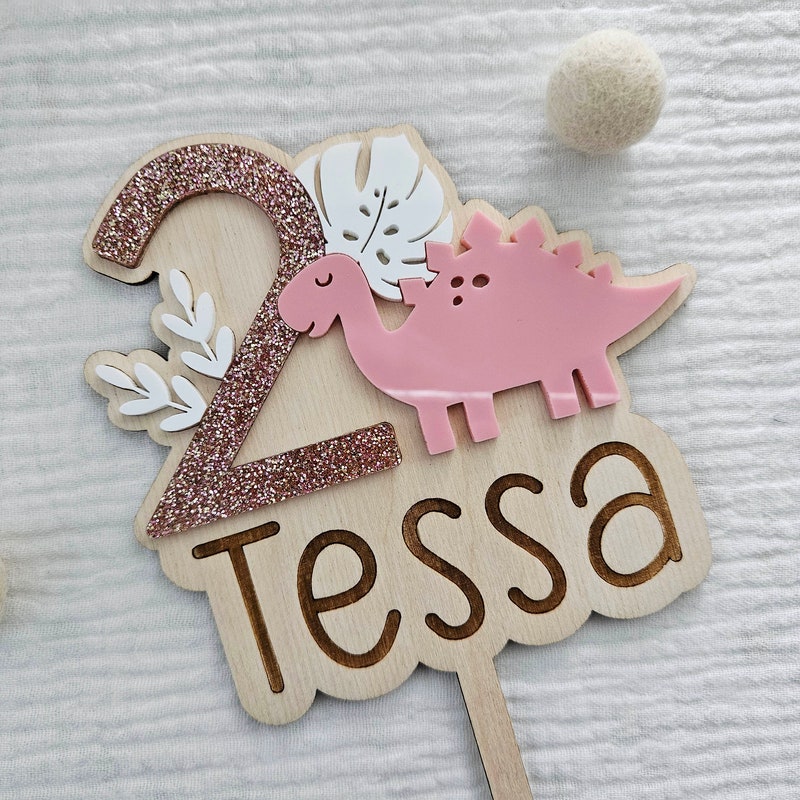 Dino Cake Topper - Etsy