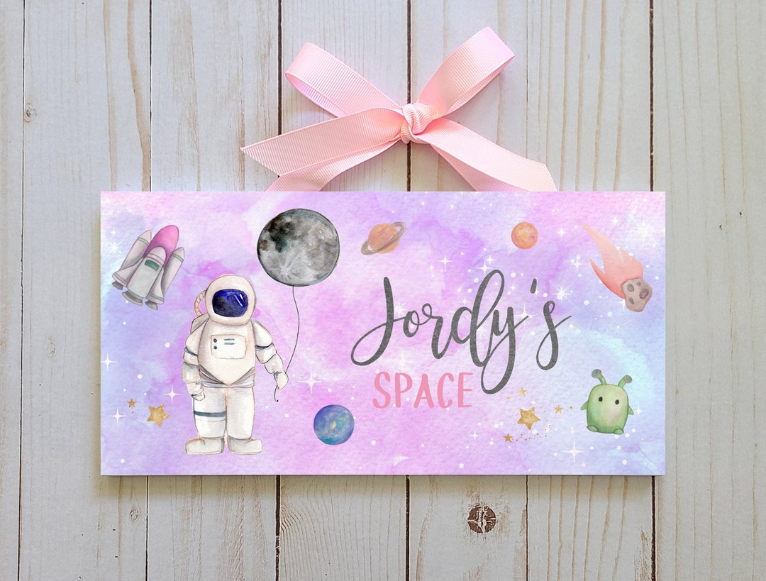 Personalized Pink Space Name Sign Space Door Hanger Etsy personalized-pink-space-name-sign-space-door-hanger-etsy
