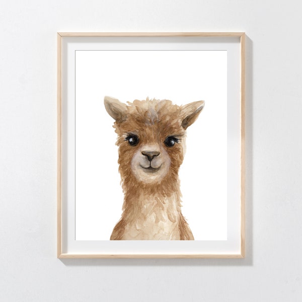 Llama Print - Etsy