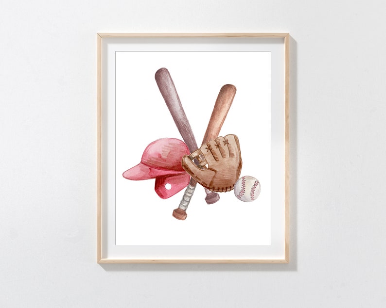 Printable Sports Decor Sports Print Set Print Yourself - Etsy