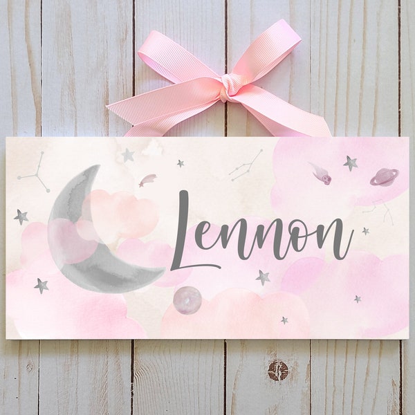 Moon Name Sign - Etsy