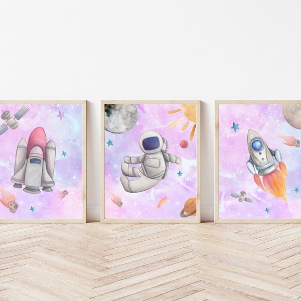 Pink Rocket Ship - Etsy