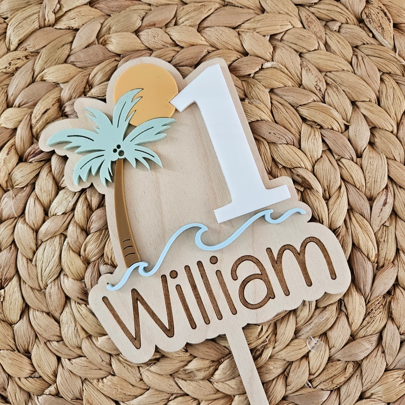 Beach Cake Topper - Etsy