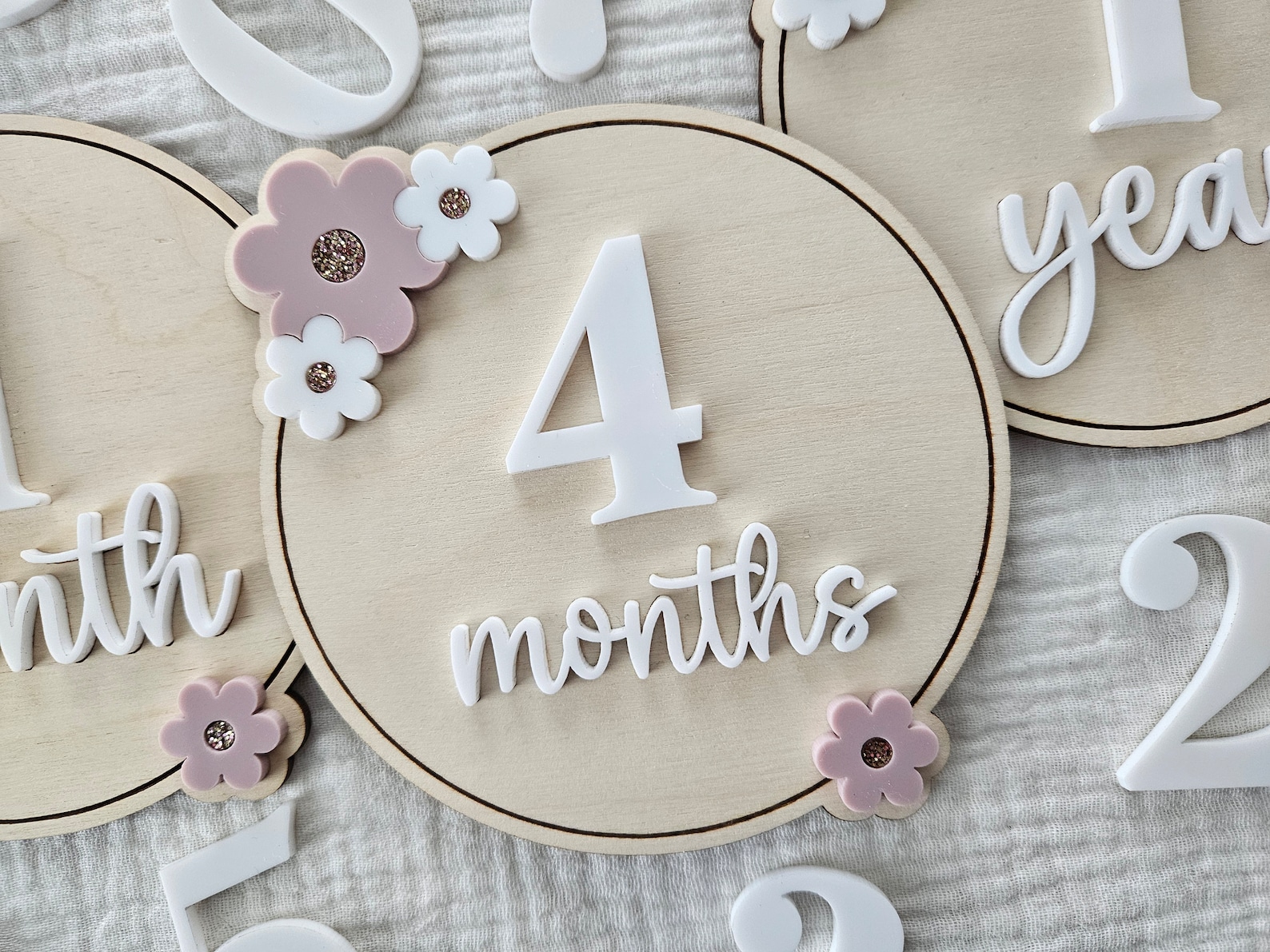 Monthly Milestone Discs | Baby Monthly Discs for Photos ...