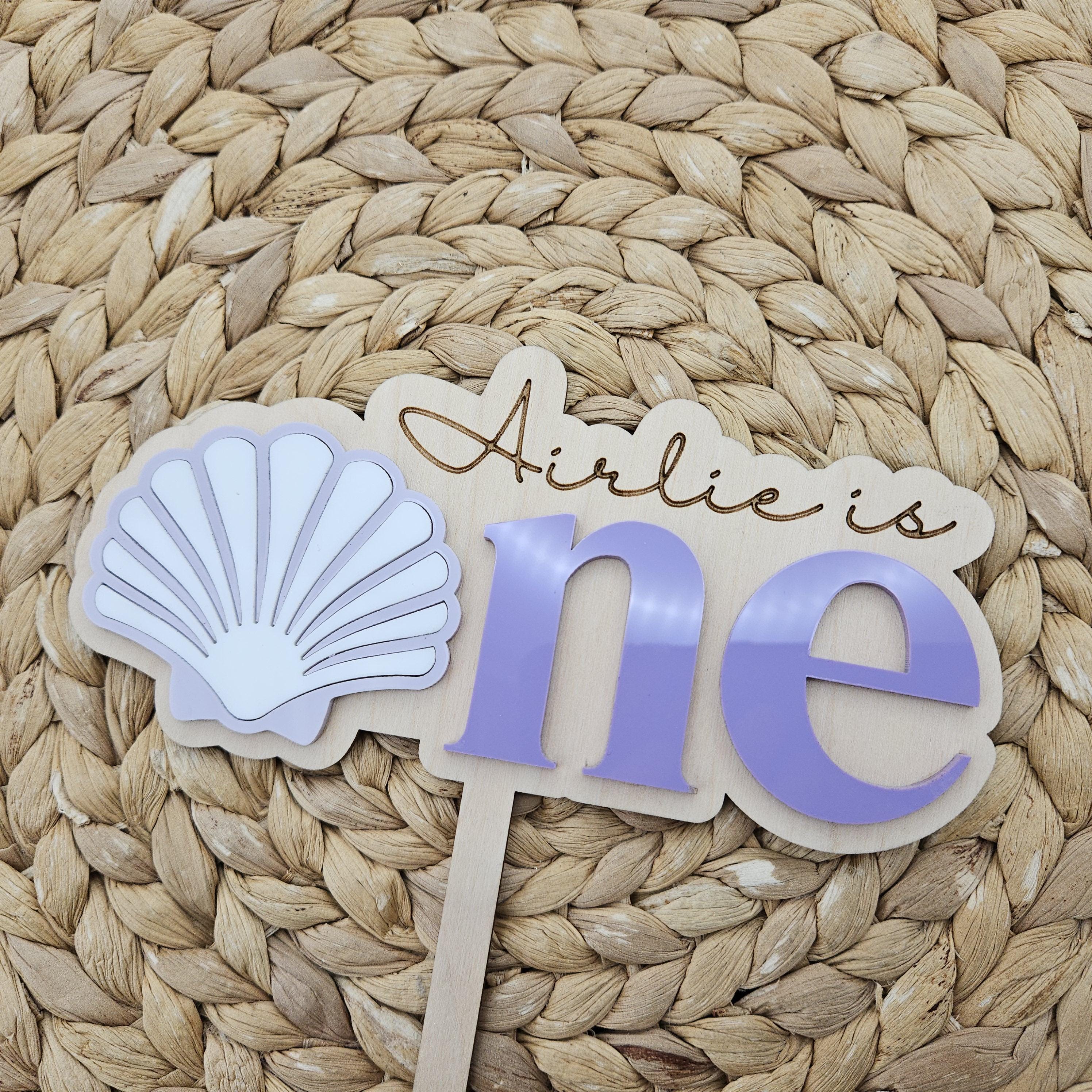 First Birthday Cake Topper | Mermaid Under the Sea Cake Topper | Ocean ...