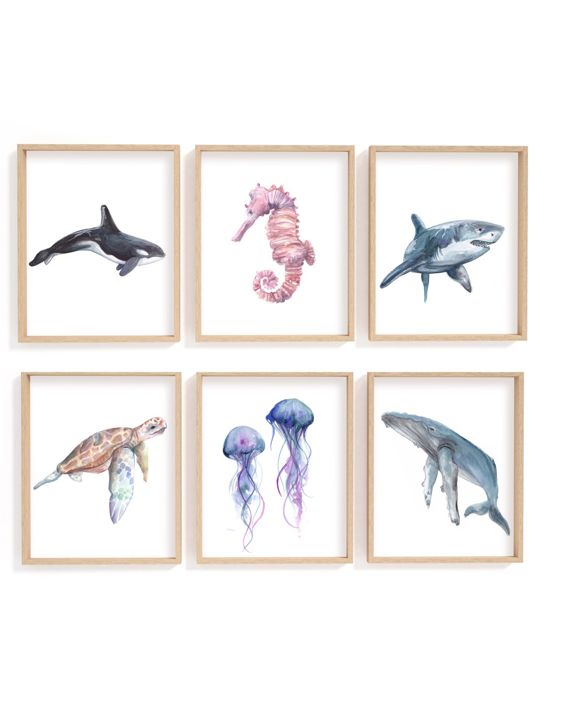 Sea Creatures/ Underwater Nursery Prints - Etsy Canada