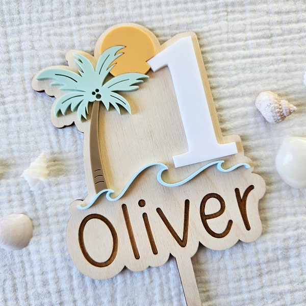 Beach Cake Topper - Etsy