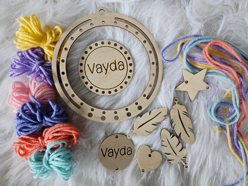 Personalized Dream Catcher Craft Kit for Kids | Cute Craft for Kids ...
