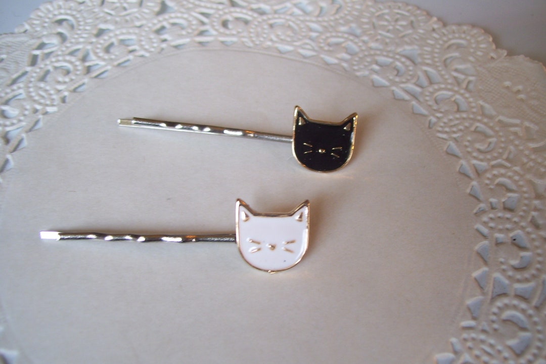 Cat Hair Pin - Kitty Hair Pin - Cat Jewelry - Hair Accessories - Women ...