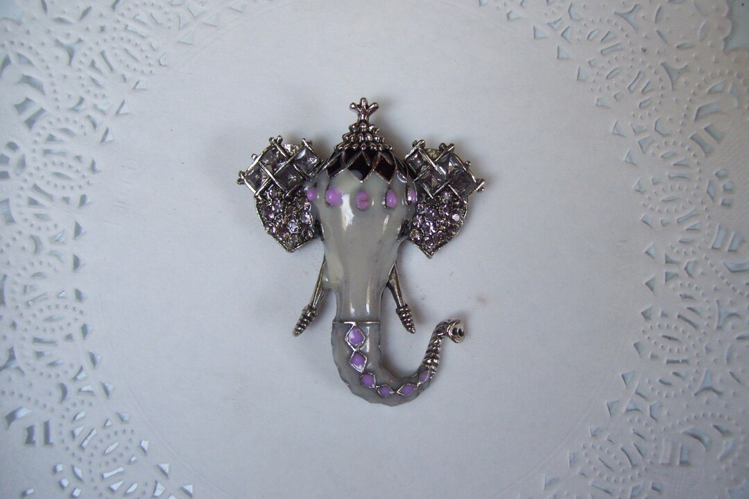 Elephant Magnet - Elephant Decor - Elephant Jewelry - Office Magnet ...