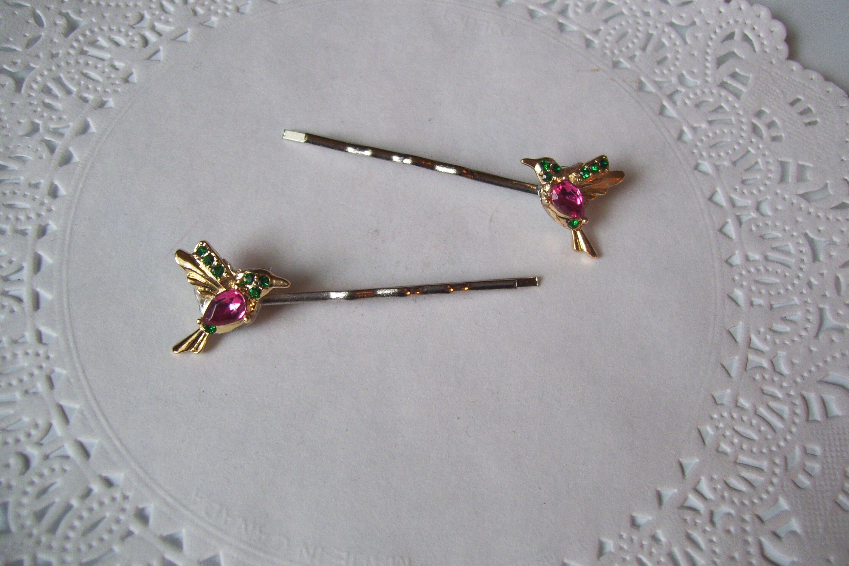 Hummingbird Hair Pin Repurposed Jewelry Hummingbird - Etsy