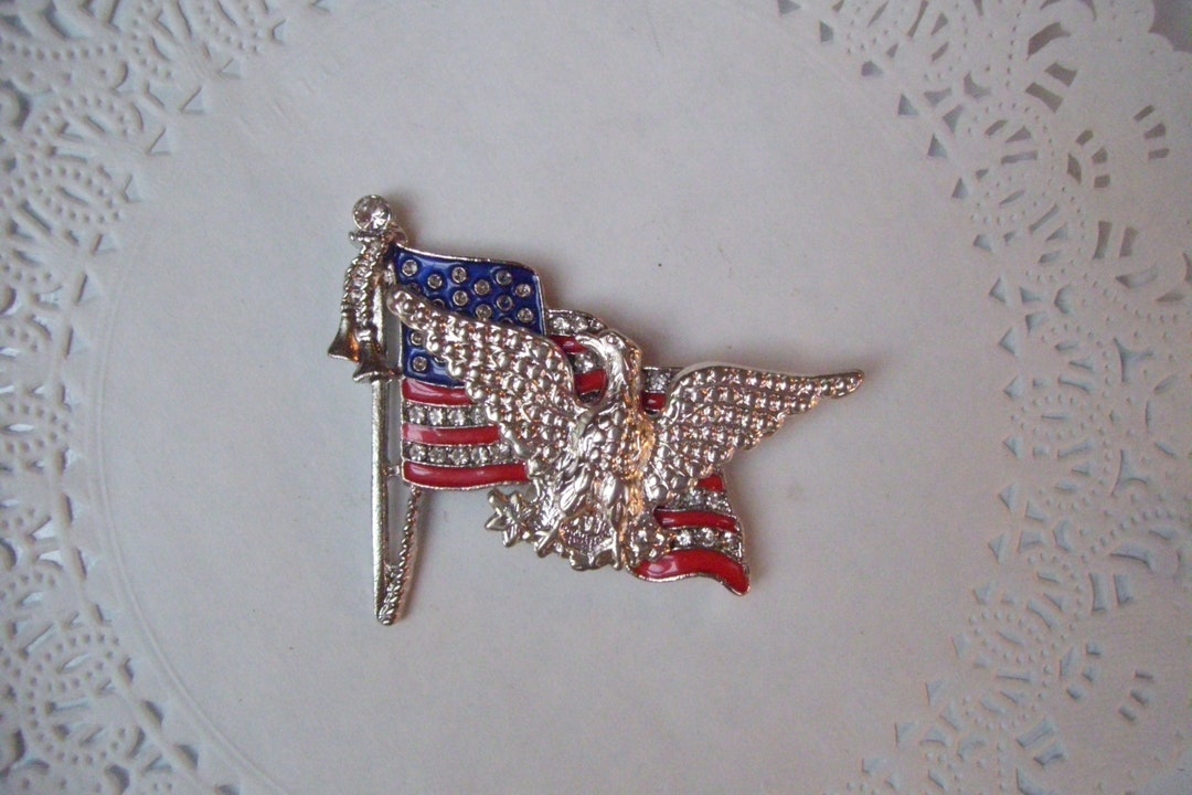 American Flag Magnet - US Flag Magnet - American Eagle Magnet ...